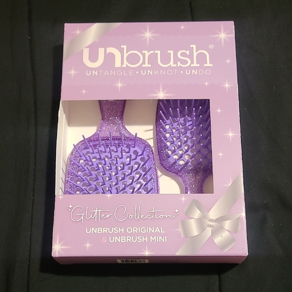 Unbrush | Hair | Unbrush Glitter Collection Purple Hairbrush Set | Poshmark